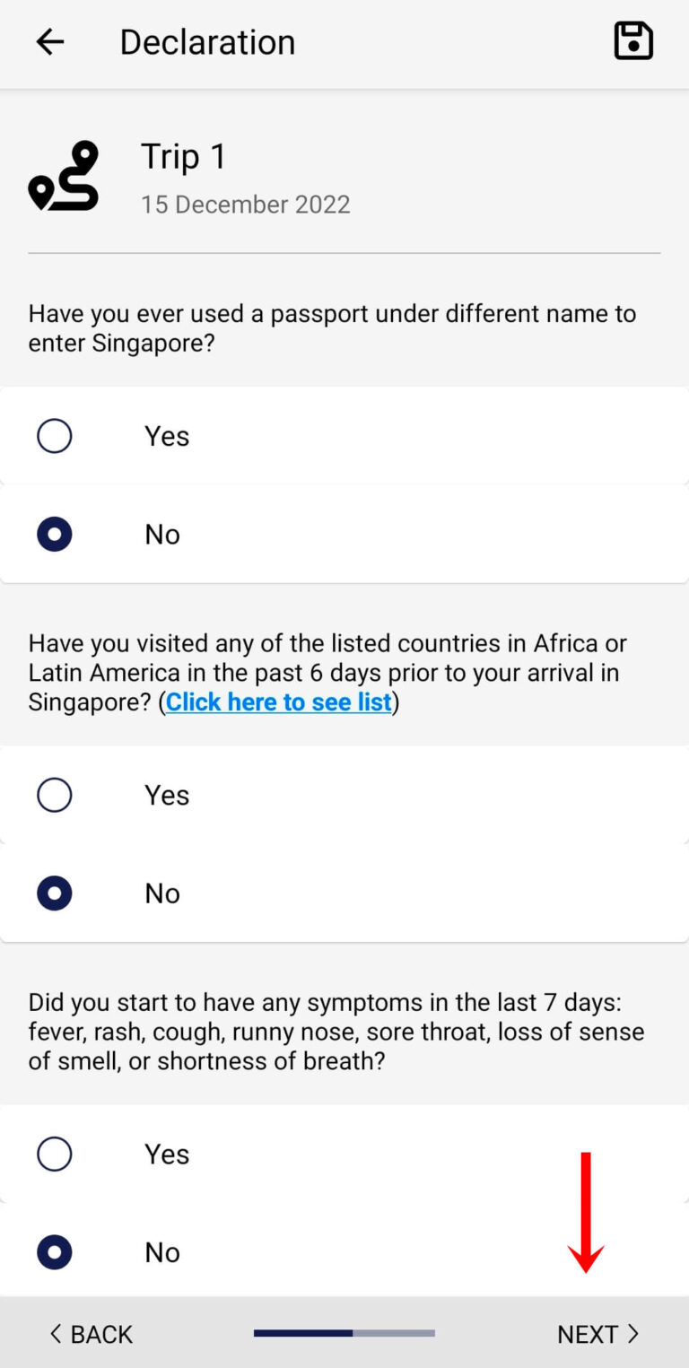 Singapore Arrival Card Online Application And Health Declaration ...